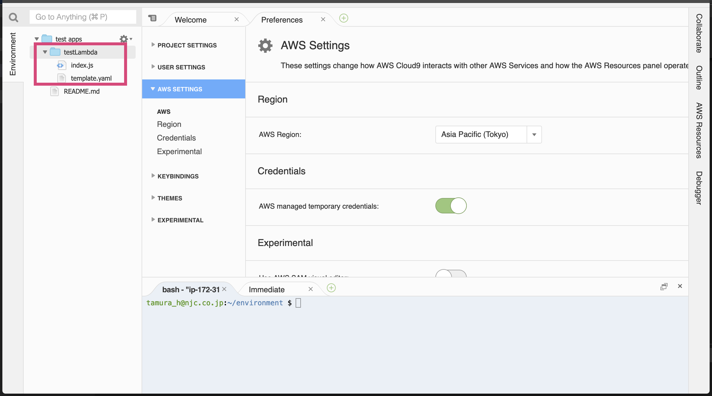 Lambda関数にNode.jsモジュールを入れるなら、Cloud9が簡単でおすすめ #lambda - Qiita