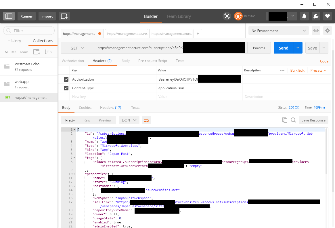 Microsoft Azure REST API を Postman から呼び出す方法 #REST-API - Qiita