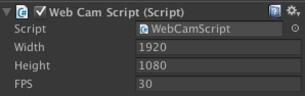UnityのWebCamTexture #Unity3D - Qiita