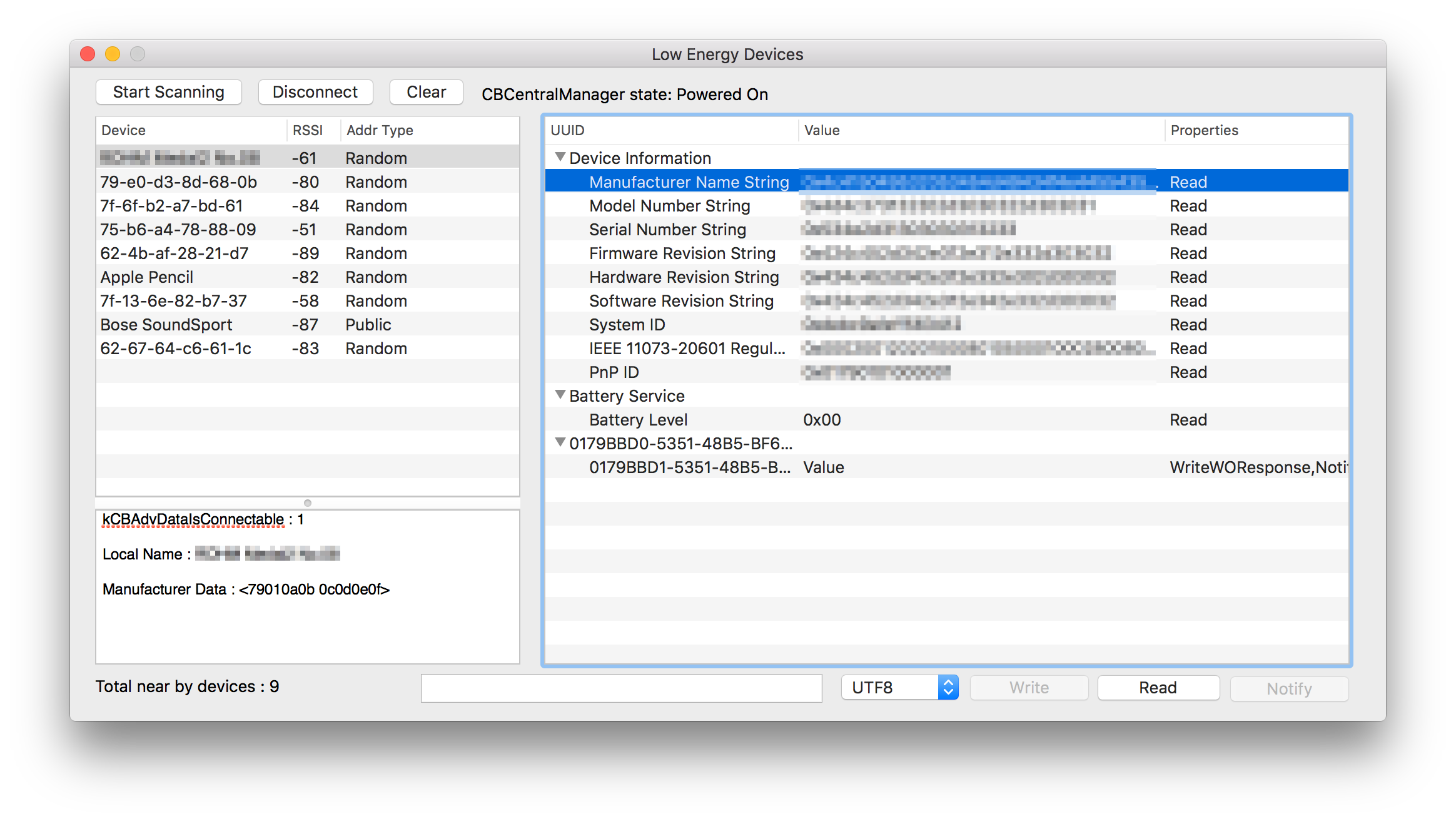 Apple製「Bluetooth Explorer」でBLEデバイスを操作する #iOS - Qiita
