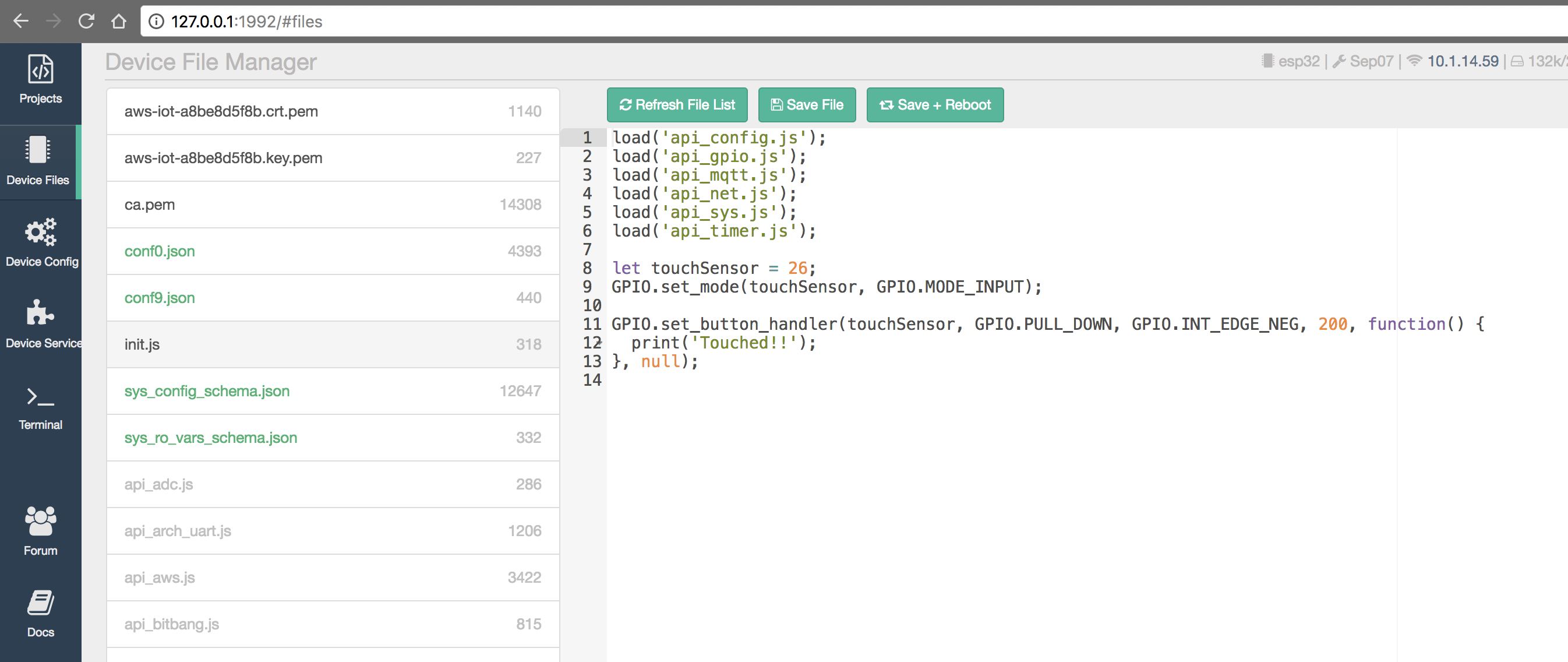 Mongoose OSでJavaScript IoT入門 #IoTLT #MongooseOS - Qiita