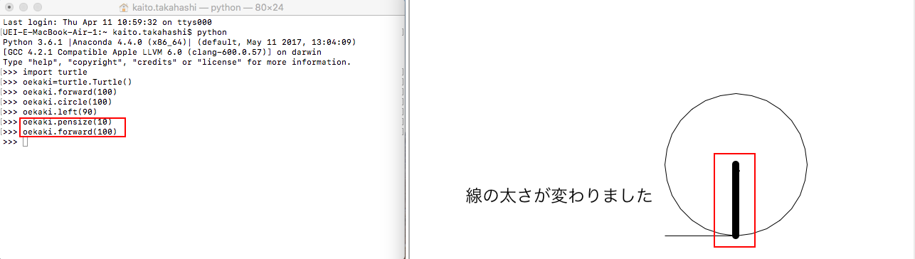 【初心者向け】Pythonでお絵かき #turtle - Qiita
