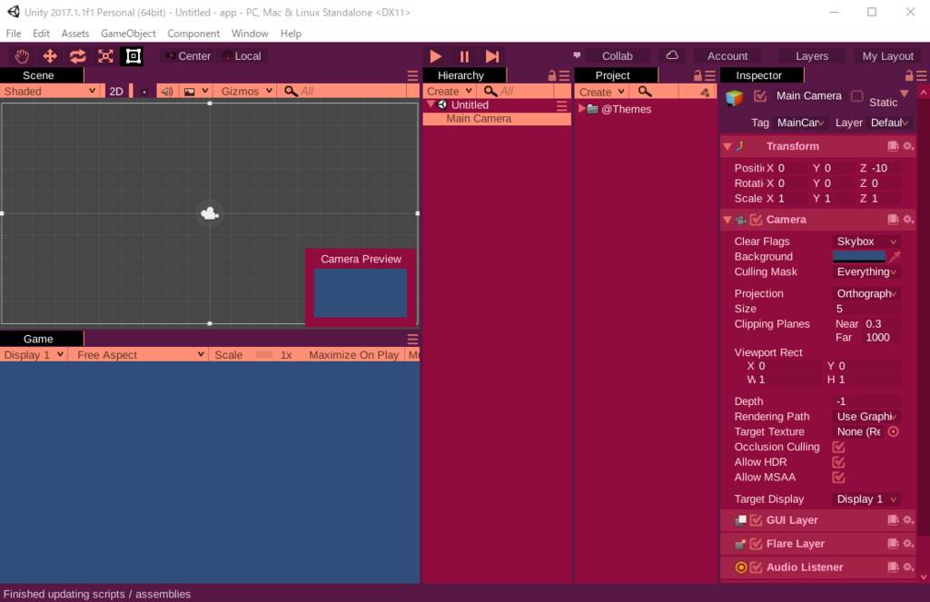 【Unity】Unity エディタのデザインを変更することができる「Zios Themes」紹介 #Unity3D - Qiita