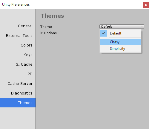 【Unity】Unity エディタのデザインを変更することができる「Zios Themes」紹介 #Unity3D - Qiita