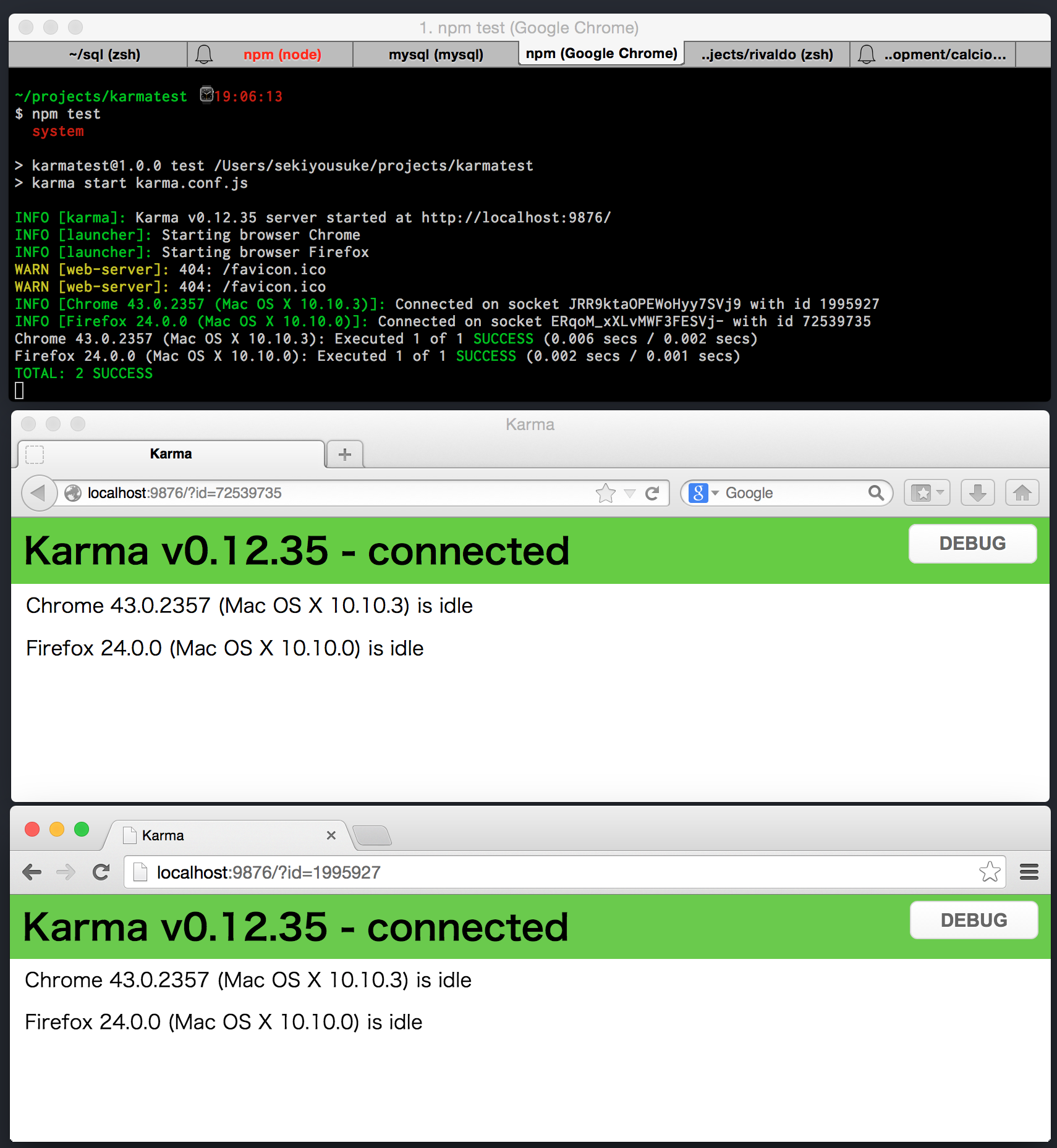 イマドキのJSテスト - karma + karma-html2js-preprocessorでブラウザ/DOMを絡めたUIテストを実行する編 〜 JSおくのほそ道 #031 # ...
