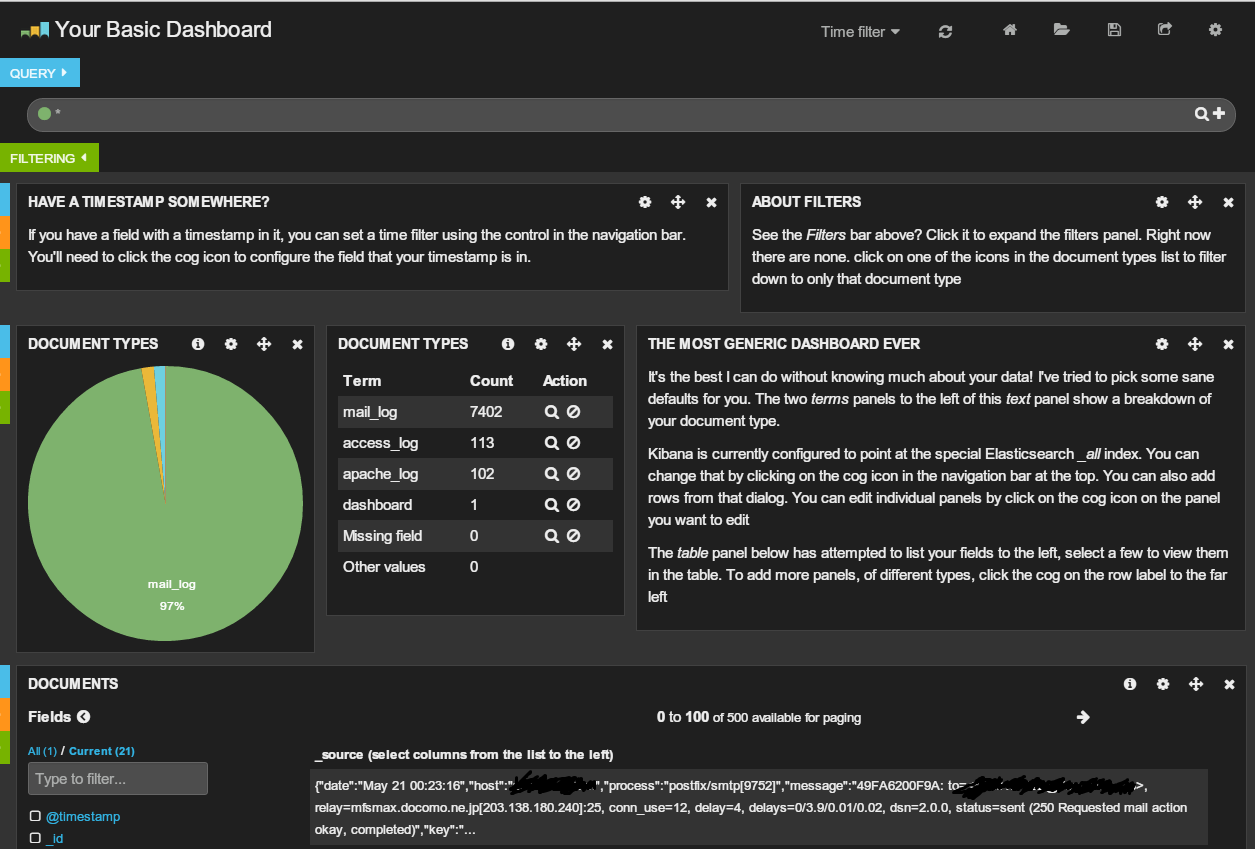 Fluentd+Elasticsearch+Kibanaによるサーバログの可視化 #Ruby - Qiita