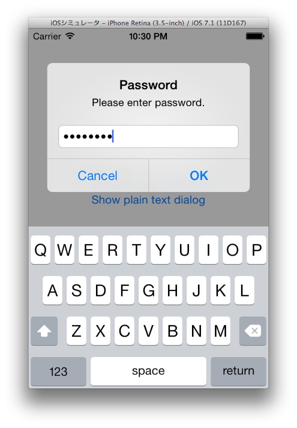 Xamarin.Forms でテキスト入力可能なダイアログを表示する #iOS - Qiita