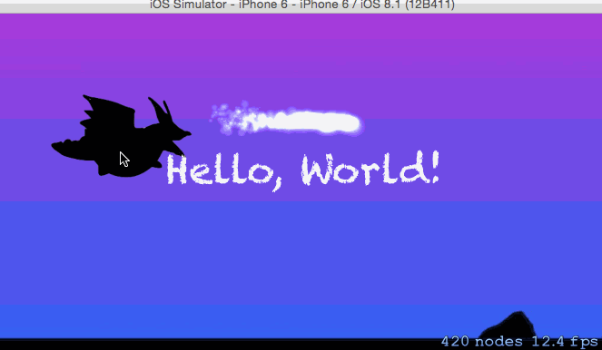 SpriteKitを試してみる4 流れる背景と動くキャラ #Swift - Qiita