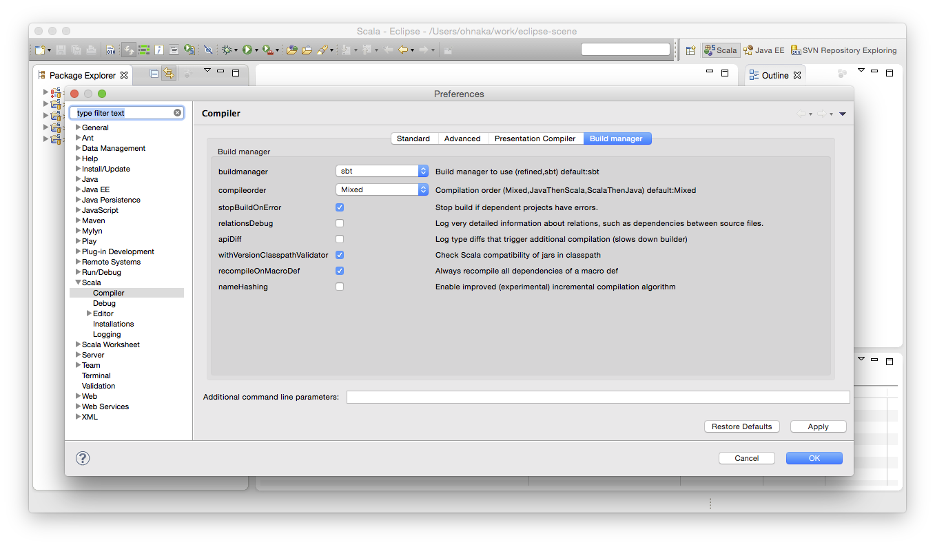 Eclipseで Scalaの build path is cross-compiled with an incompatible version of Scala エラーを回避する方法 ...