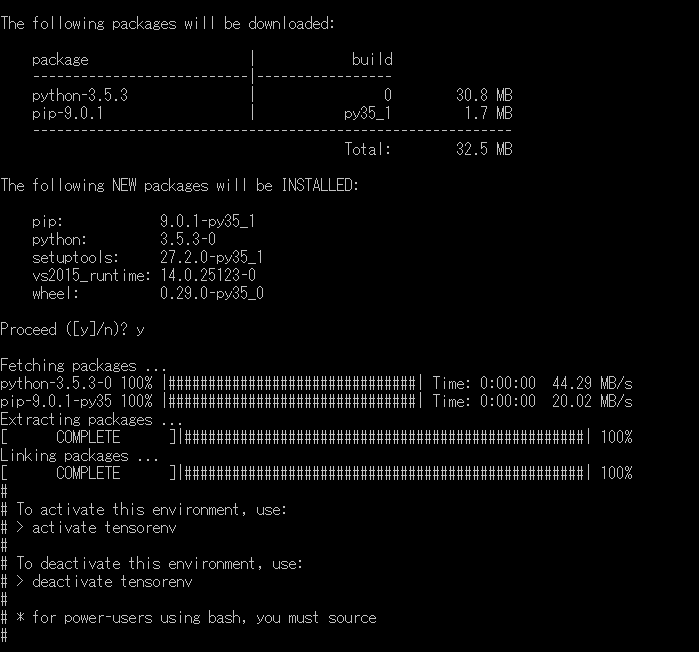 Windows環境でのanaconda（python3）でTensorFlowをインストール #Python3 - Qiita