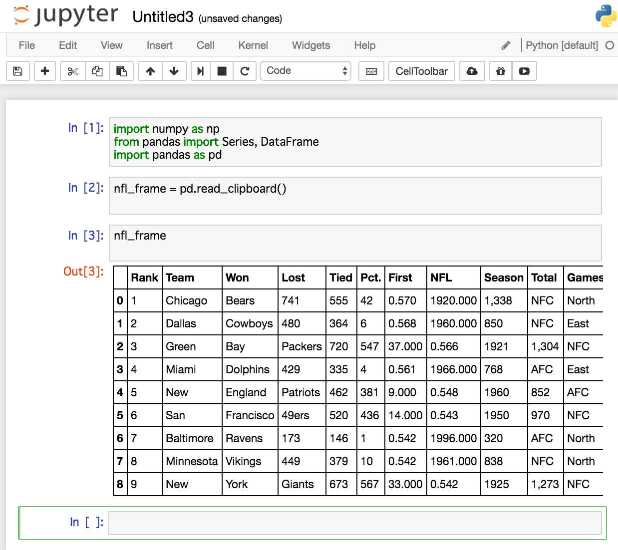J'ai essayé la "Practical Python Data Science" d'Udemy