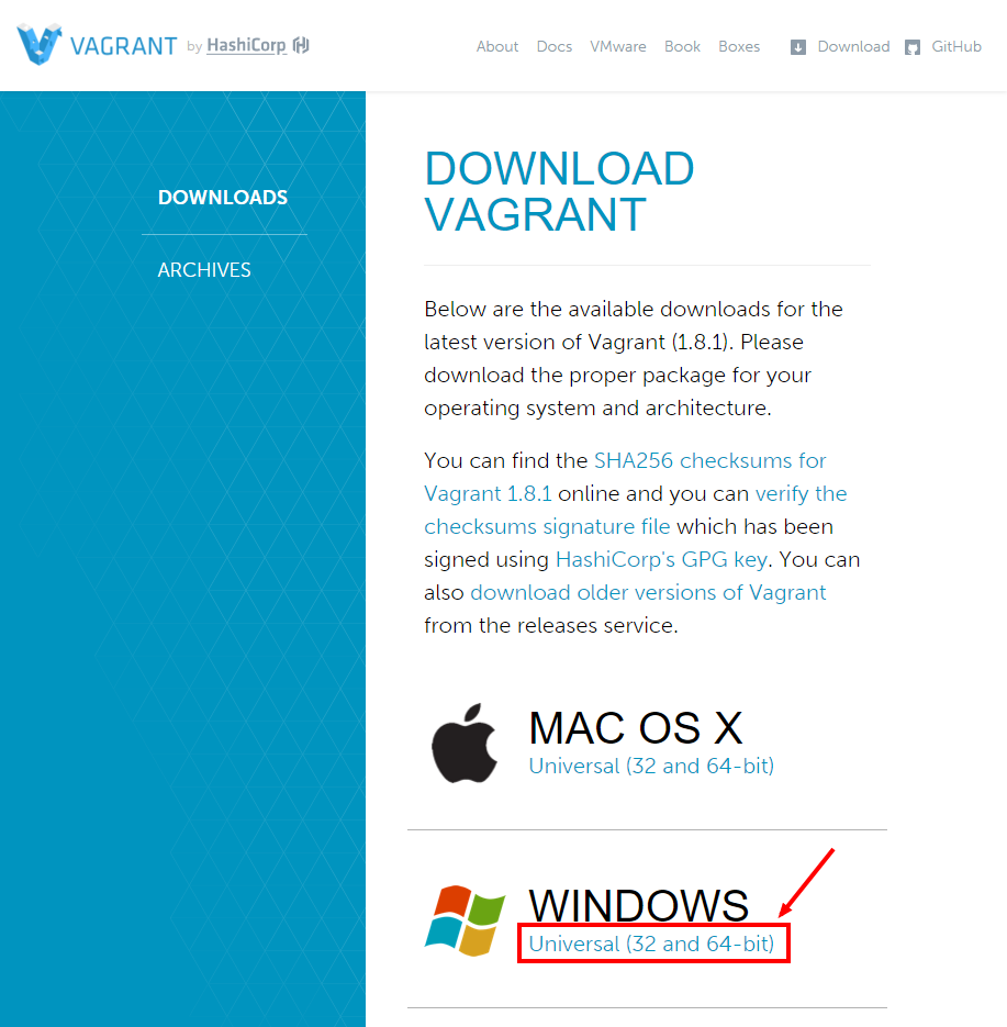 Windows10マシンにVagrant(1.8.1)をインストールする #Vagrant - Qiita