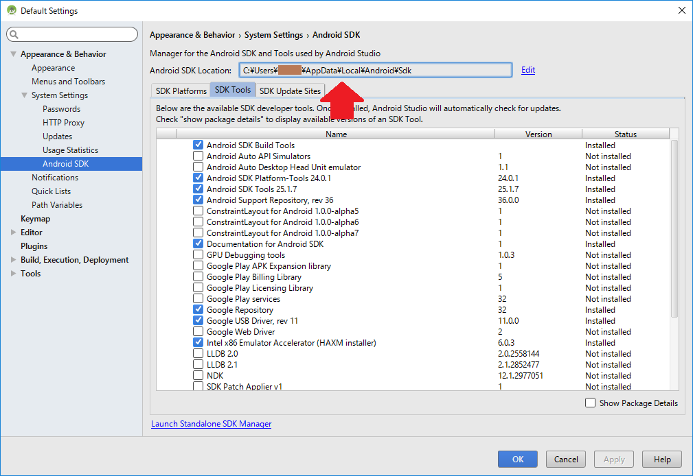 adb.exe / Android SDK どこにあるんだよ！ #AndroidStudio - Qiita