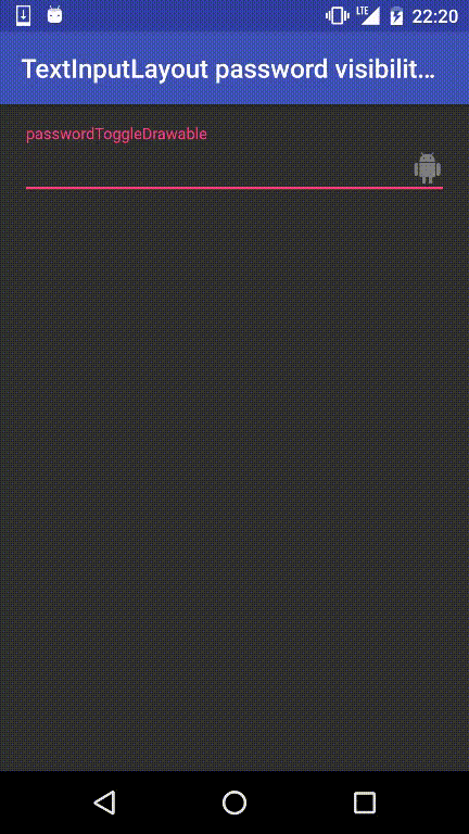 TextInputLayoutのpassword visibility toggleを試してみた #Android - Qiita