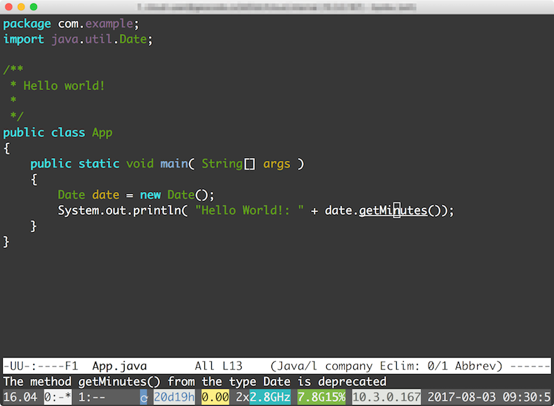 EclimでJavaもEmacsからコーディングする #Eclipse - Qiita