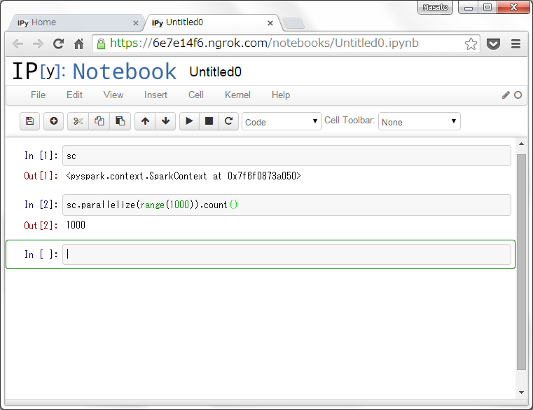 Spark on Dockerで分散型機械学習を始める - Part2: UbuntuでIPython Notebookを使う #hadoop - Qiita
