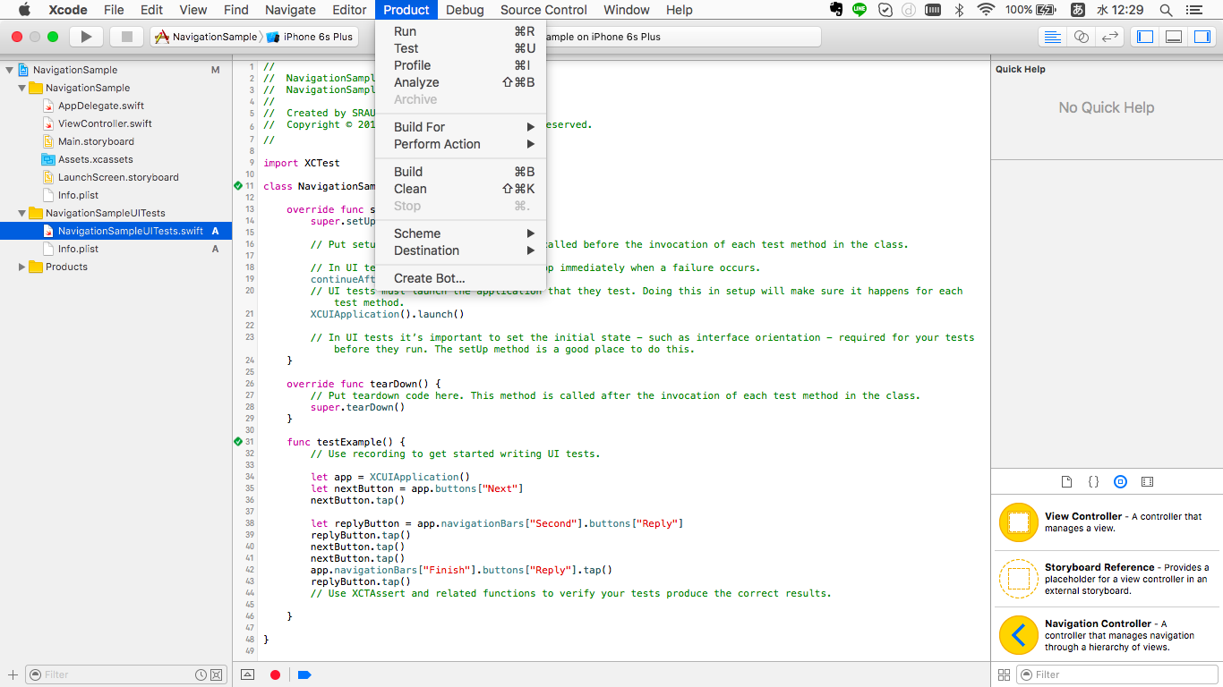 XcodeでのiOSアプリのUI自動テスト #Swift - Qiita