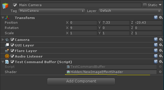 【Unity】CommandBufferで画面にポストエフェクトをかける #unity5 - Qiita