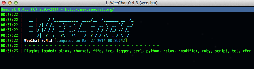 weechat のススメ（導入〜設定） #IRC - Qiita