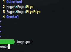 PlantUML を vim から使う #Vim - Qiita