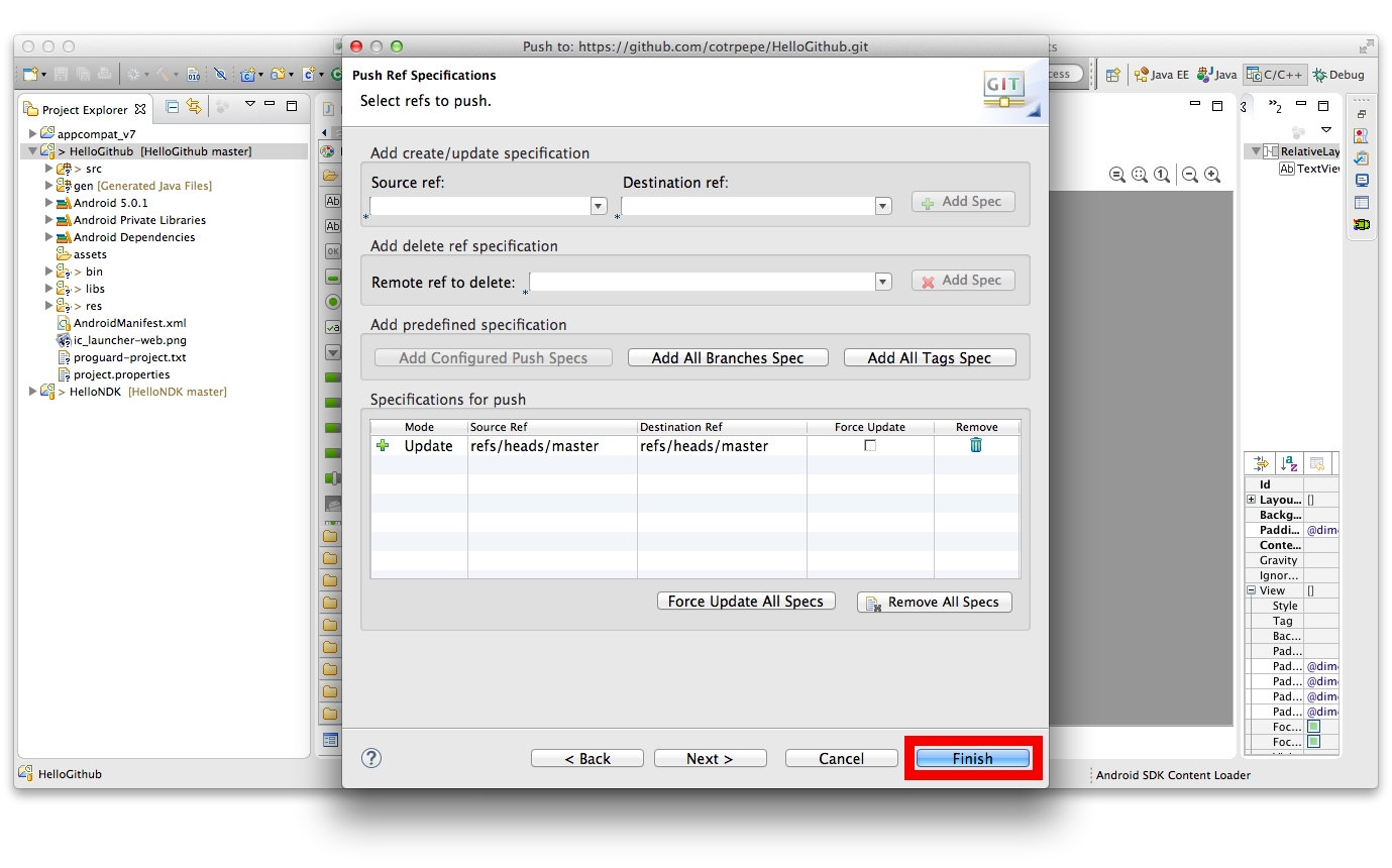 Eclipse 上から新規プロジェクトを Github に Push する方法 #GitHub - Qiita