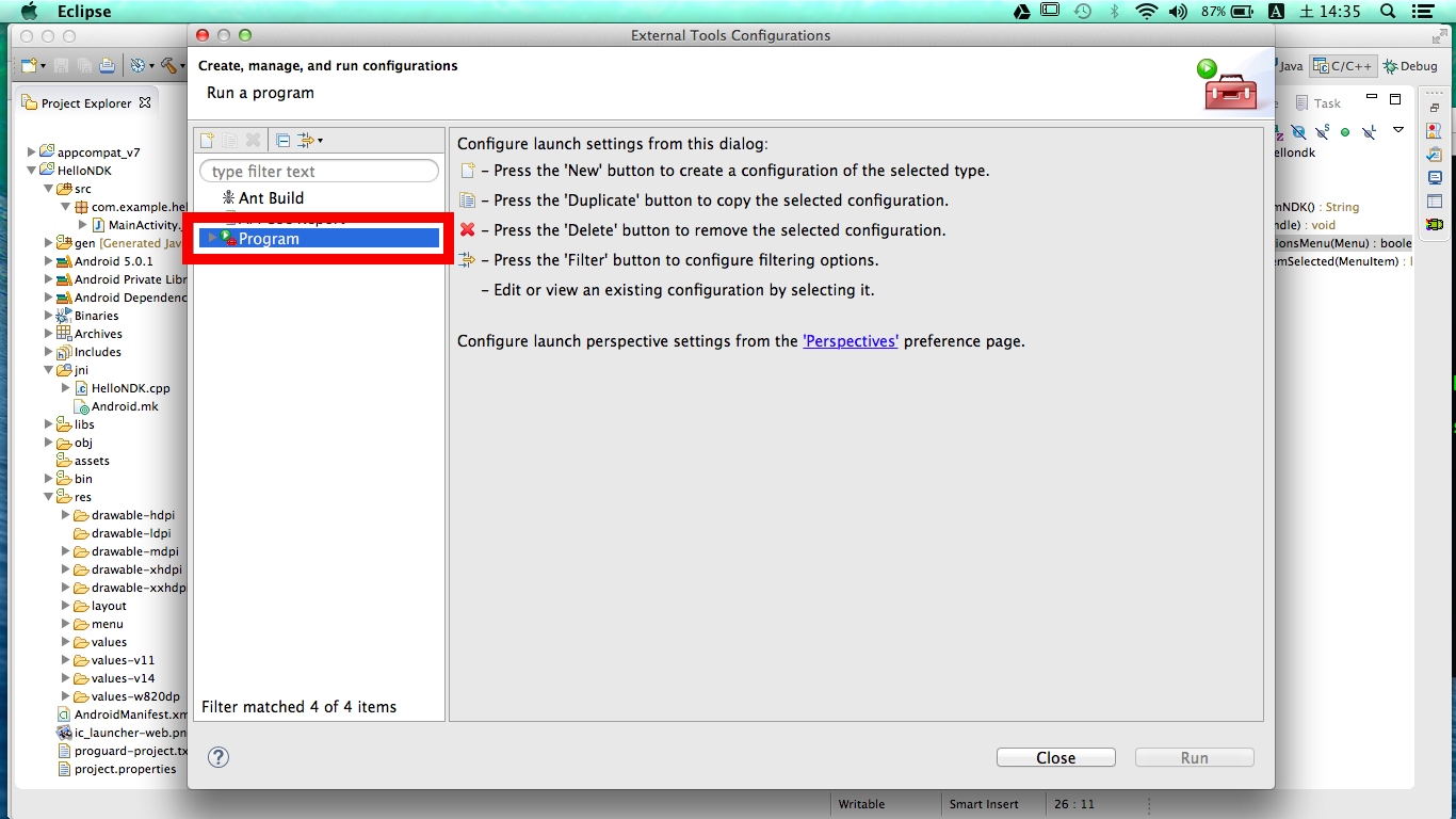 Eclipse 上で Android NDK プロジェクトを作成する方法 #Java - Qiita