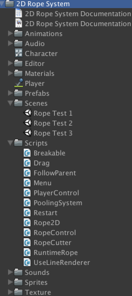 2D Rope Systemでロープアクション #Unity - Qiita