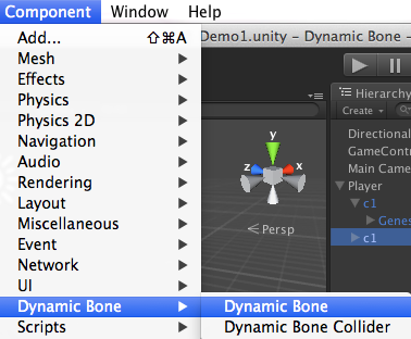 Dynamic Boneでboneを物理挙動させてみる #Unity - Qiita