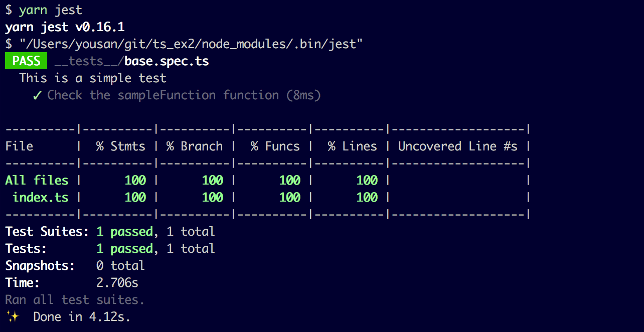 JavaScriptで中規模開発を行うためにTypeScript3（とYarn, DefinitelyTyped, Jest, CircleCI）を導入する - Qiita