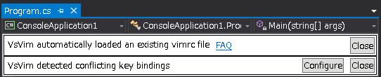 VsVimの宣伝！ #VisualStudio - Qiita