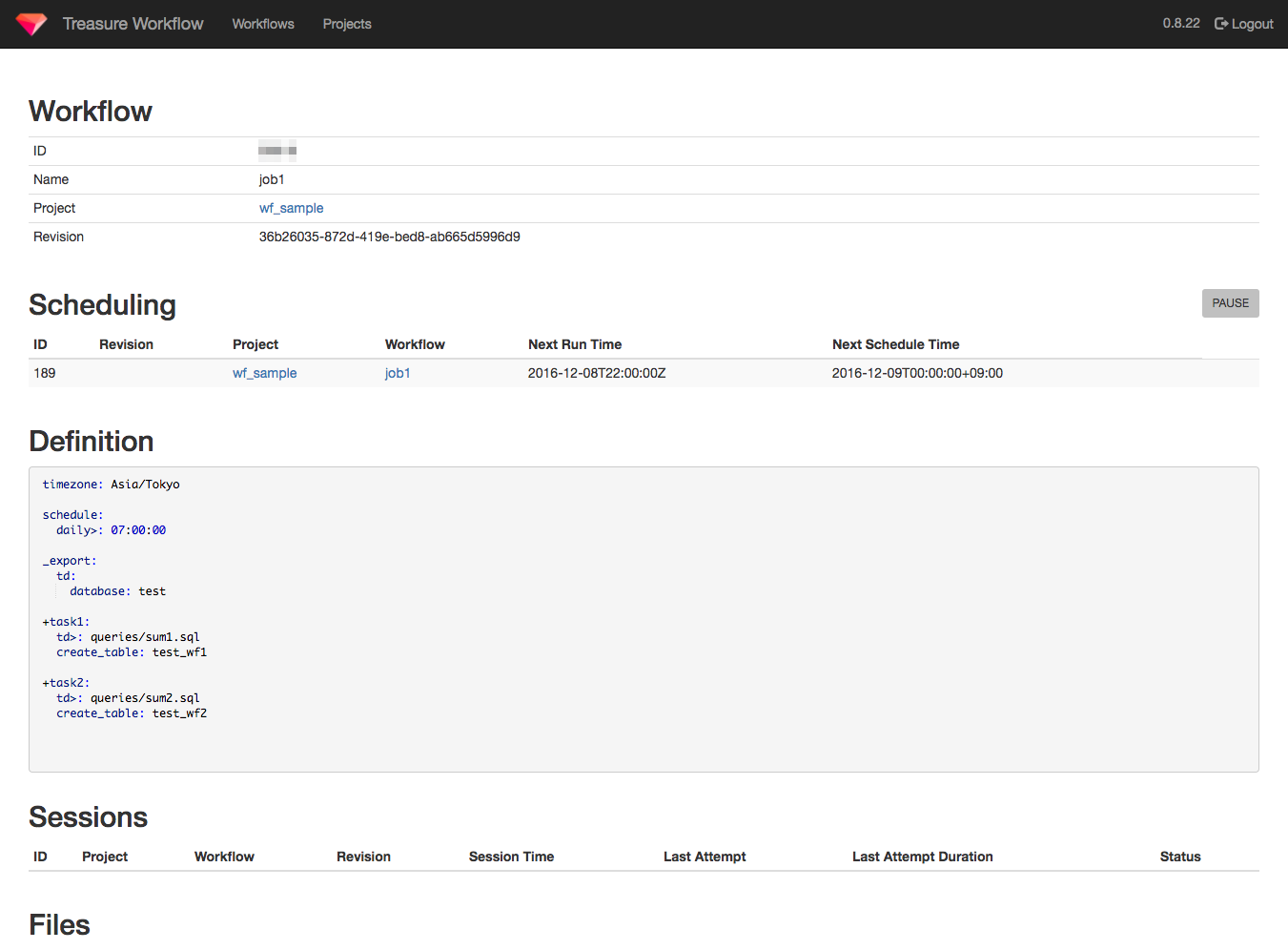 TreasureData Workflow (digdag)を使ってみた（超入門）[メモ] #TreasureData - Qiita