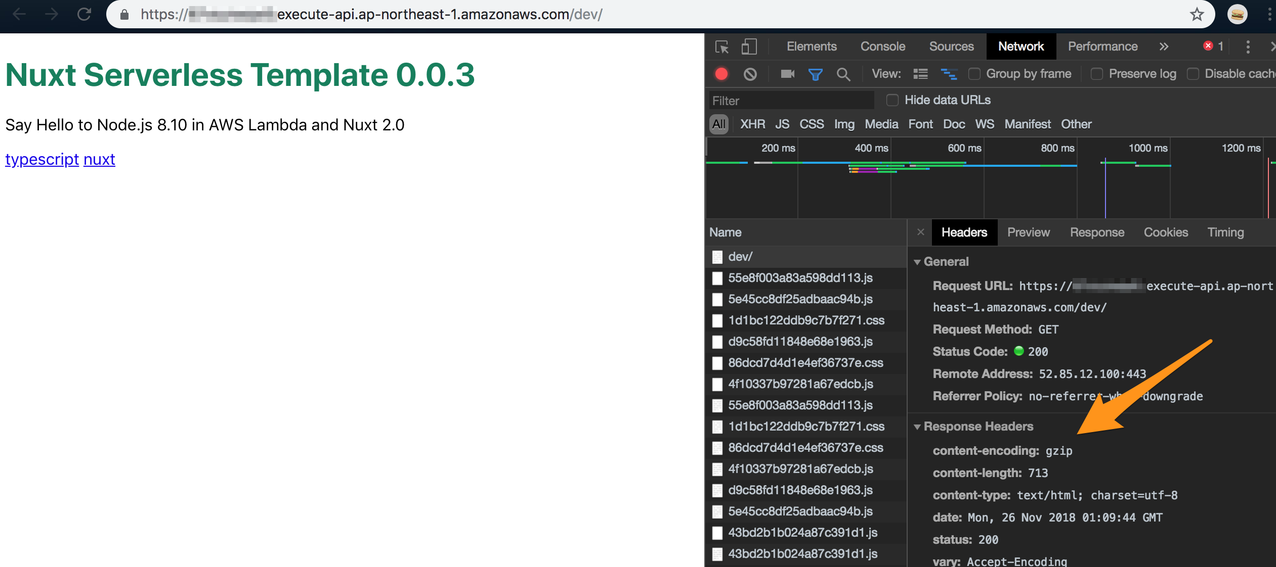 Nuxt.js(v2.2.0)をAPI Gateway+AWS LambdaにNuxt.jsのgzip機能を有効化してデプロイしてみた #APIGateway - Qiita