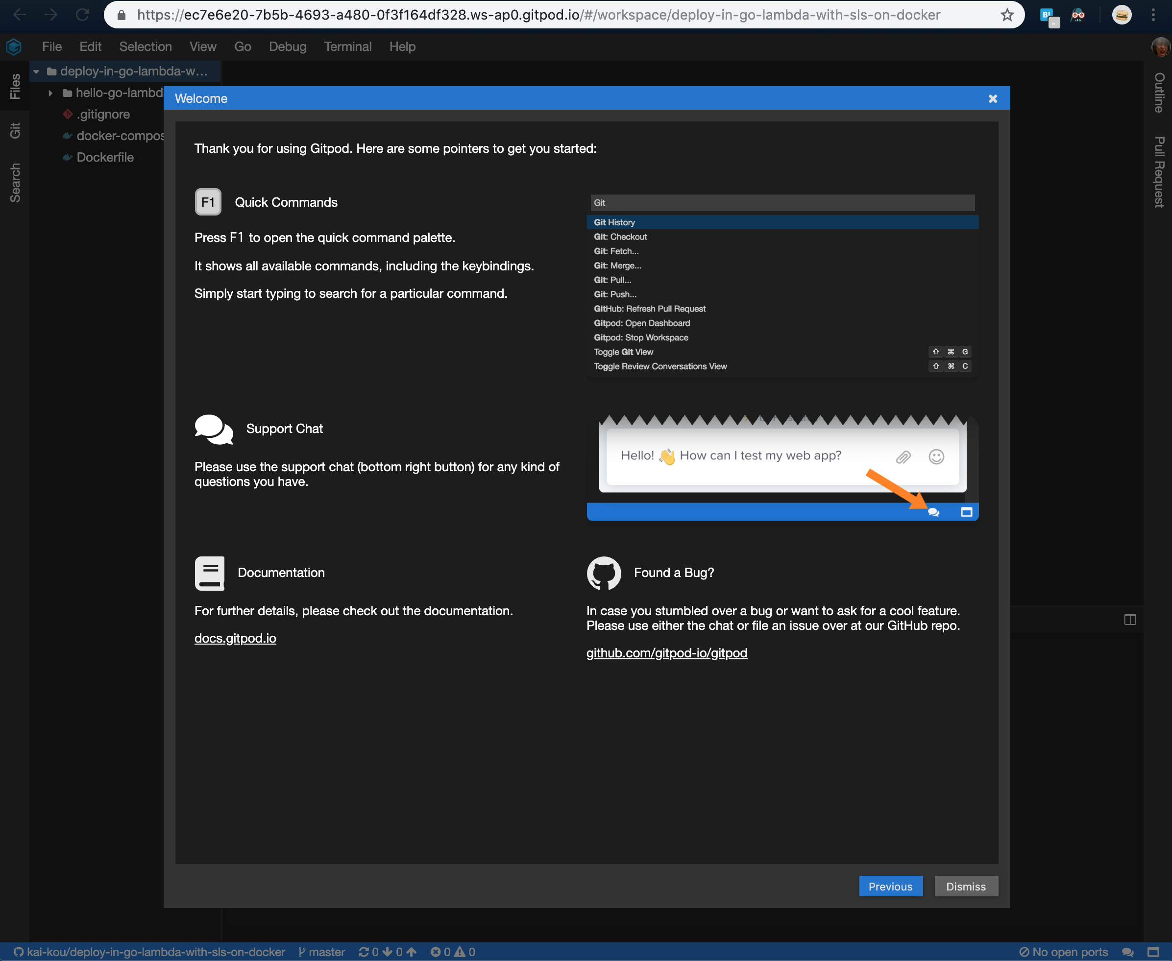 クラウドIDE「Gitpod」を試してみたら予想以上に使えそうだった #GitHub - Qiita