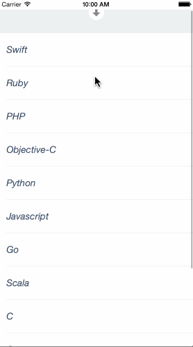 【iOS】SwiftでPullToRefreshのライブラリつくったよ #GitHub - Qiita