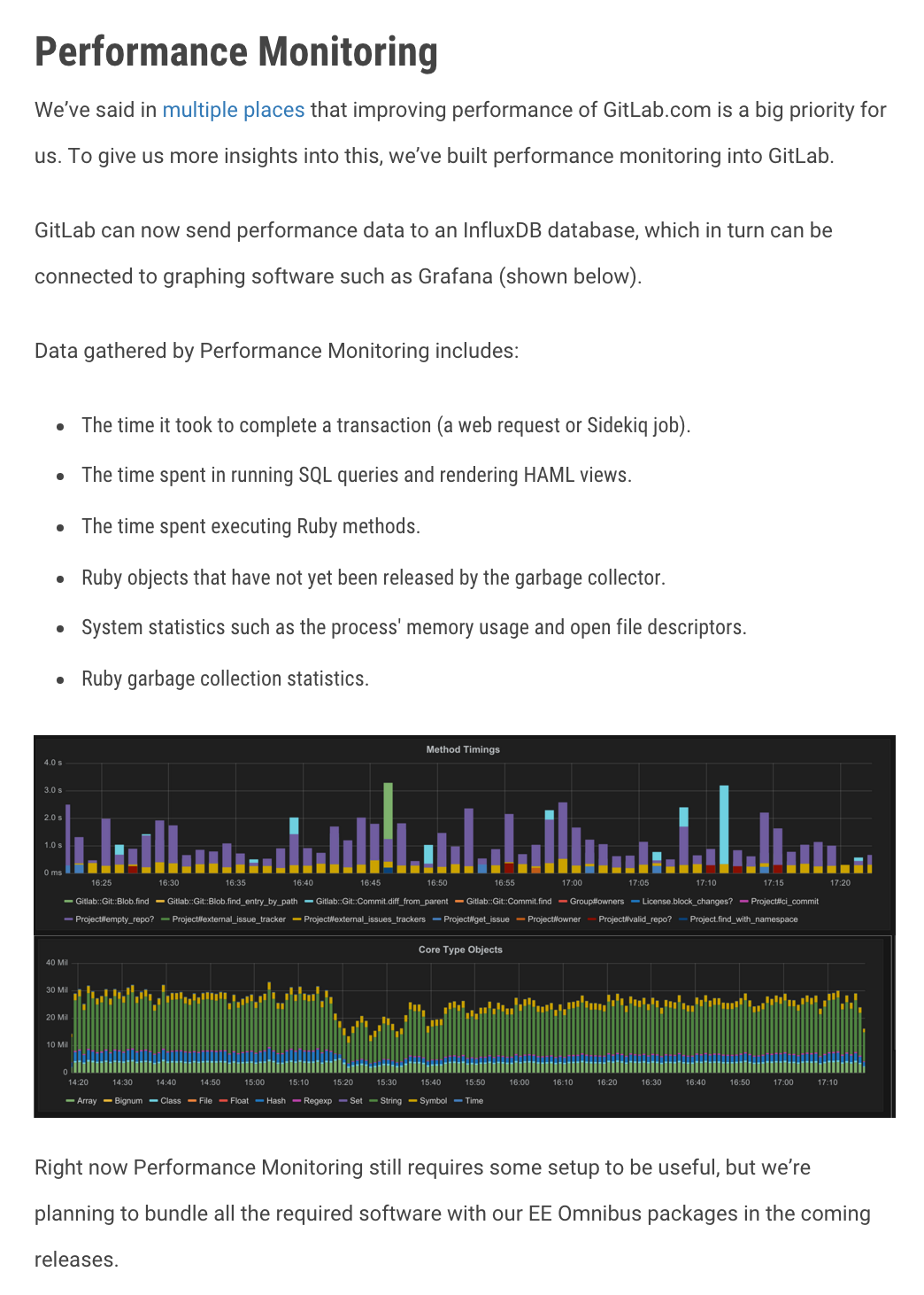 GitLab Performance MonitoringをChronografを用いて解析する #influxdb - Qiita