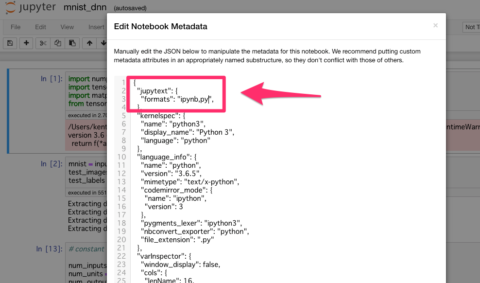 Jupyter notebook を管理しやすくする Jupytext を使ってみた #Python - Qiita