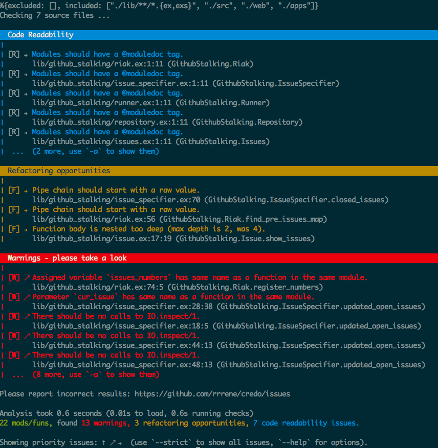 credoを使ってElixirでRuboCopみたいにlintチェックをしよう！ #Ruby - Qiita