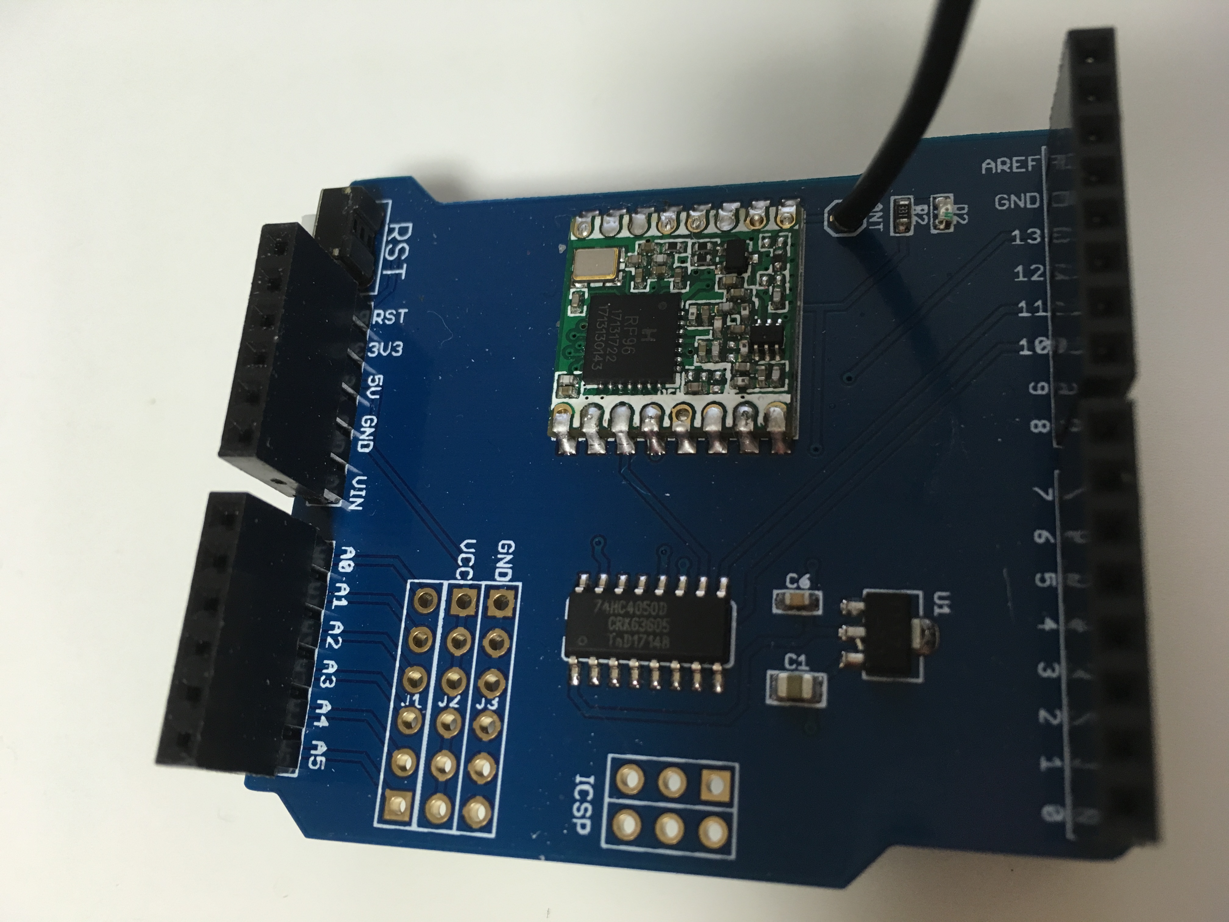 Lora RFM95 Shield 915MHZ #LoRa - Qiita