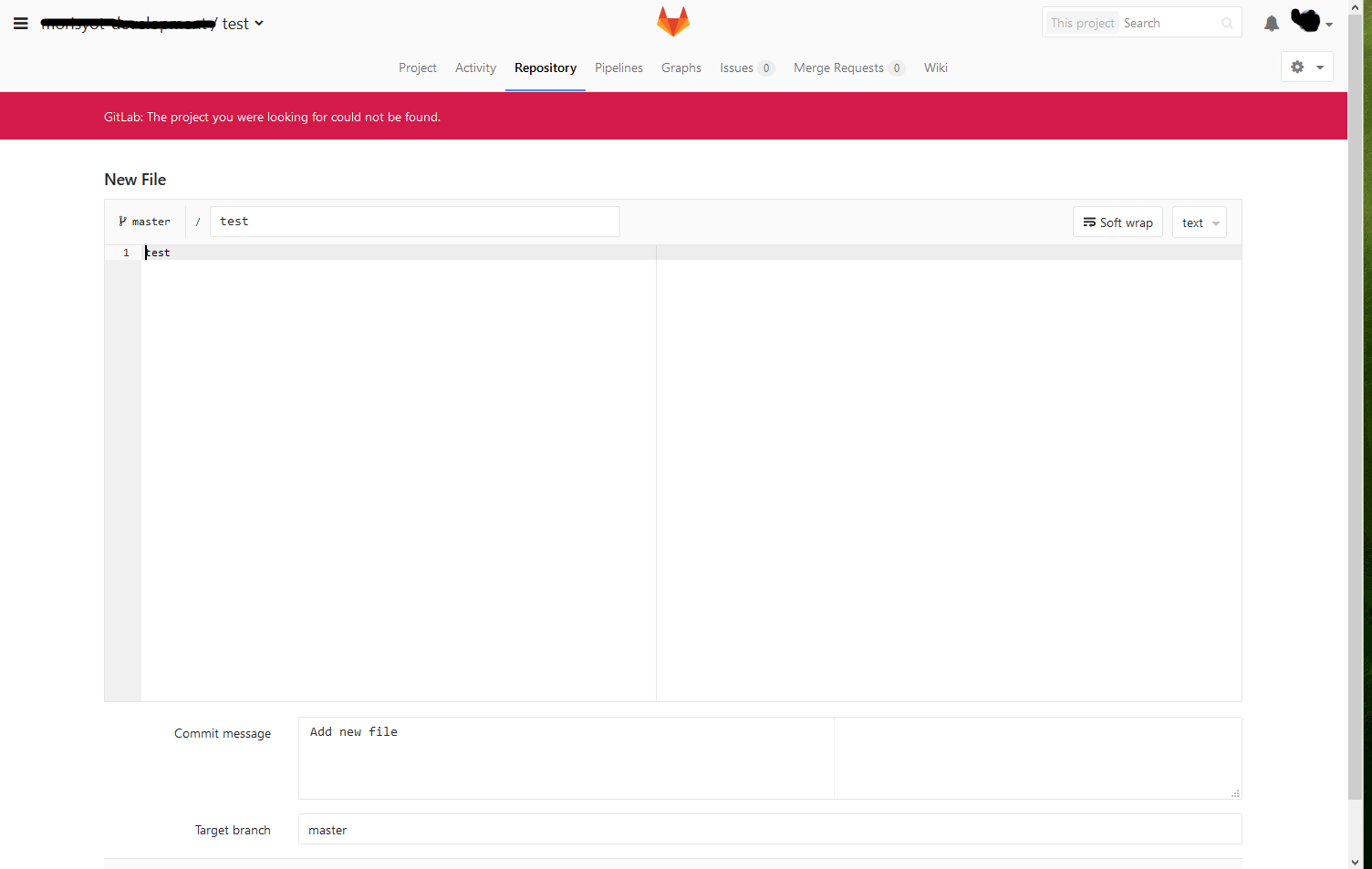 Gitlab: The project you were looking for could not be found #GitLab - Qiita
