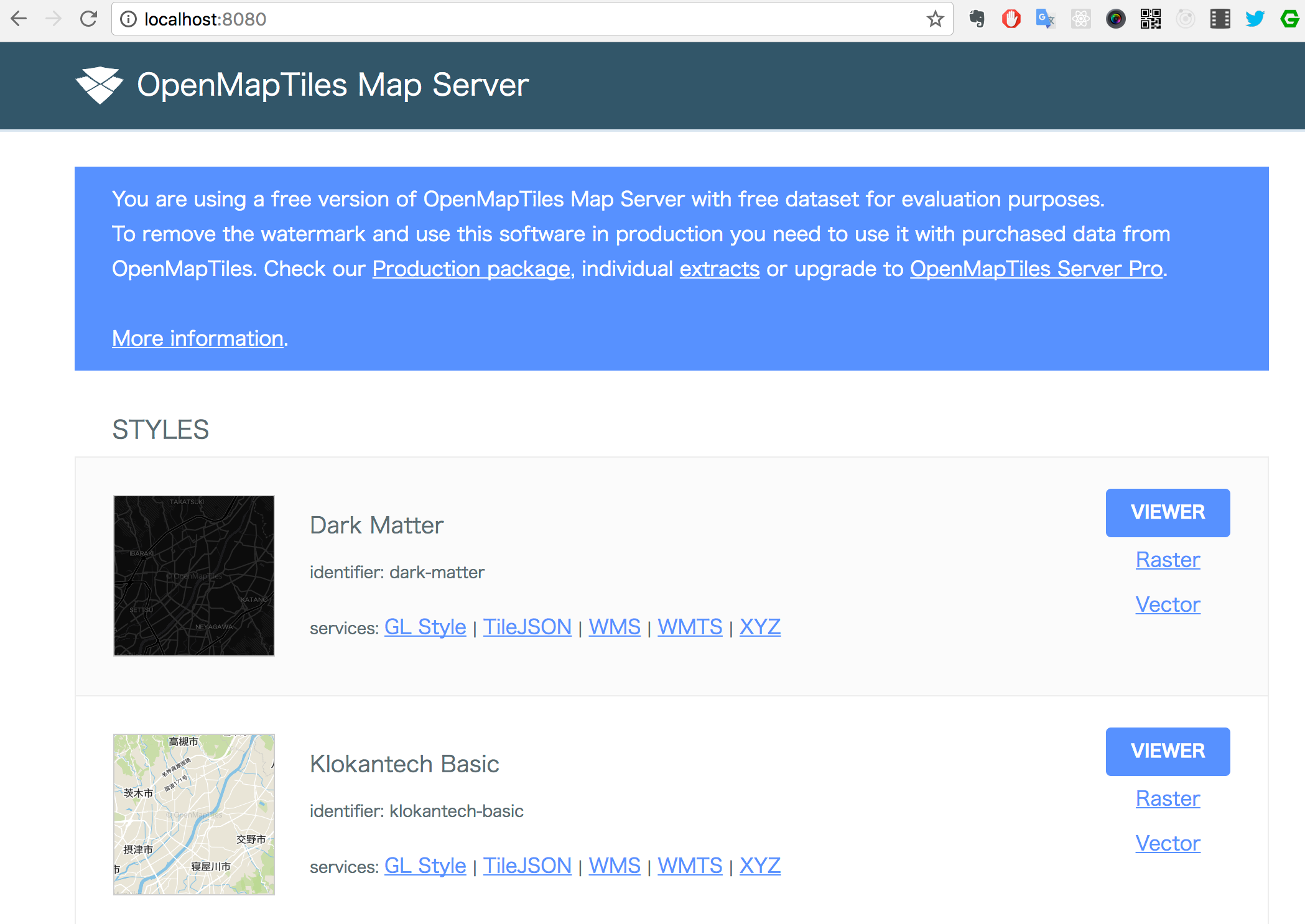 OpenMapTiles Map Server を使ってサイトに地図を埋め込む #OpenStreetMap - Qiita