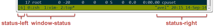 tmux の status line の設定方法 #tmux - Qiita