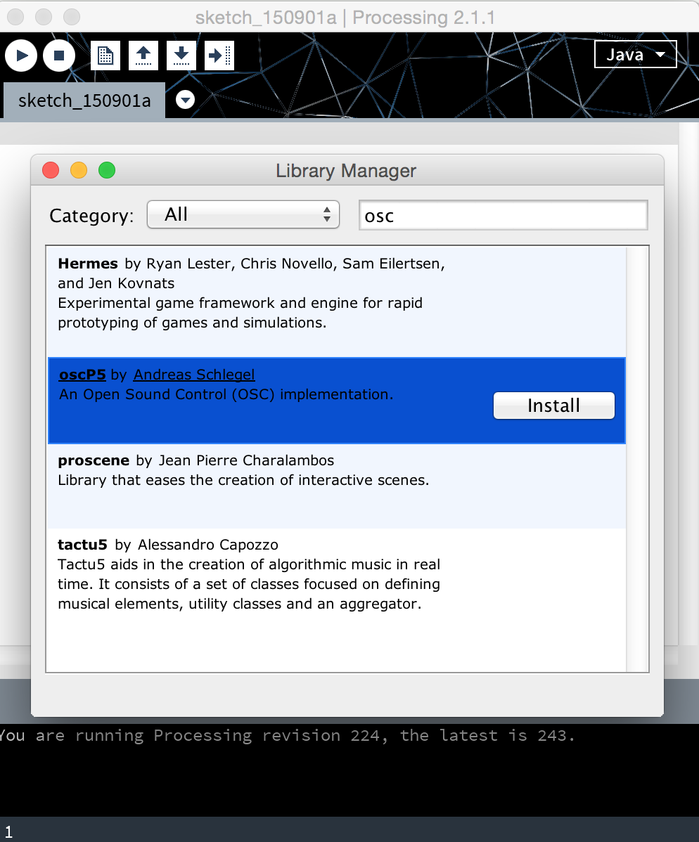 UnityからProcessingへOSCを投げる #processing - Qiita