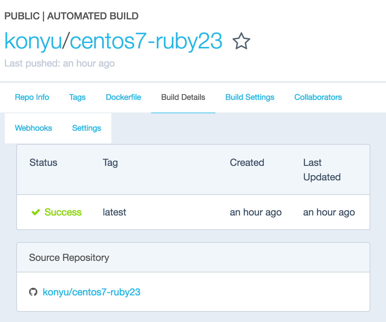 DockerImageをDockerHubに登録する方法 #Ruby - Qiita