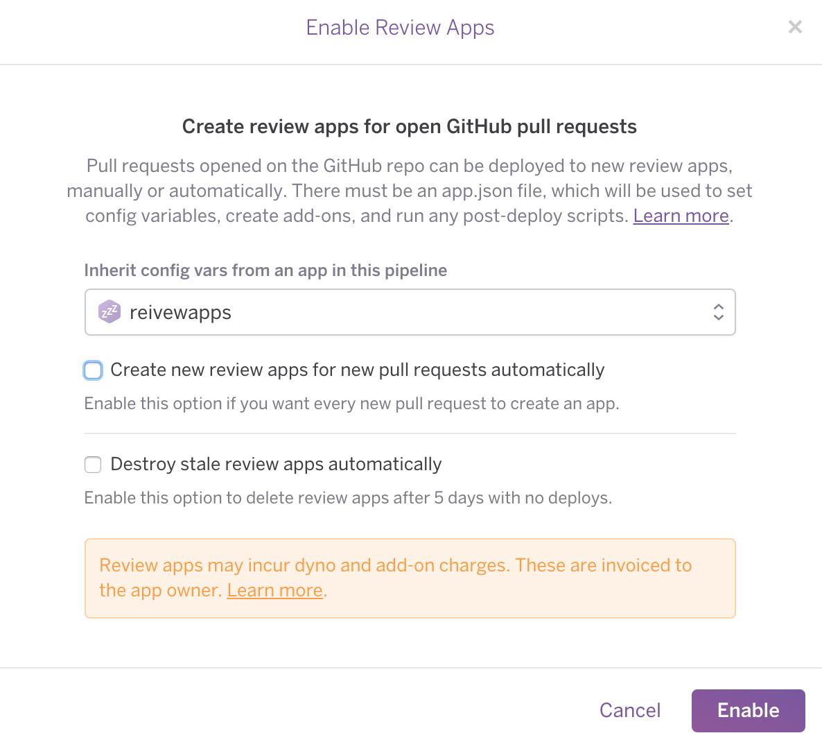 Heroku Review AppsでPRごとに動作環境を作成せよ #Heroku - Qiita