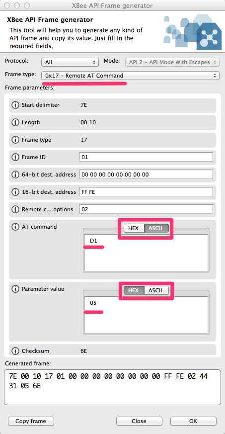 XBeeのRemote AT Command Requestを使う場合の設定例 #xbee - Qiita