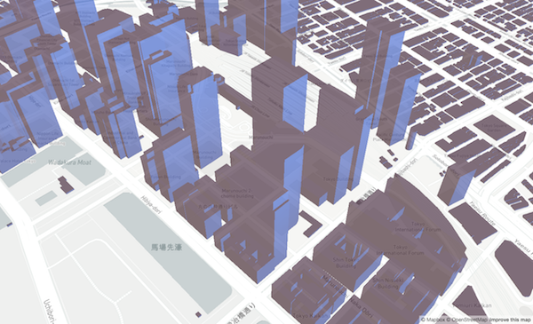Mapboxで建物の3D表示ができるみたいなので、軽く触ってみた #Web - Qiita