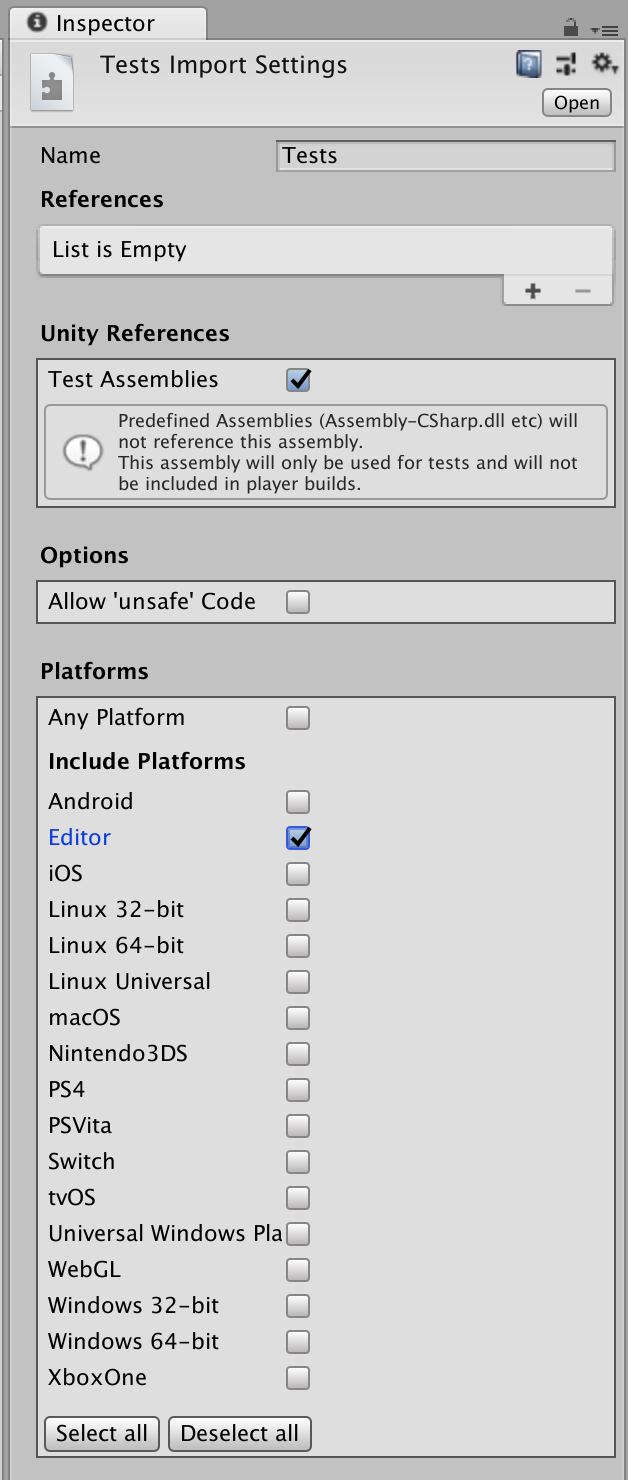Unity2017.3のAssembly Definition Filesを適切に設定してコンパイルにかかる時間を削減する - Qiita