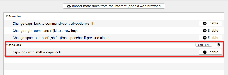 karabiner-Elementsを使ってshift + caps_lockで caps_lockを実現する方法 how to assign "shift + caps lock" to ...