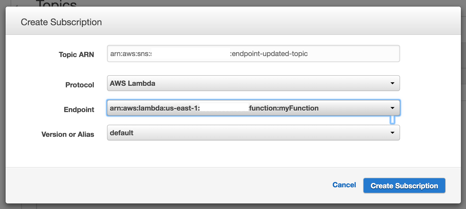 AWS Lambda を用いた Amazon SNS のエンドポイント整理 #lambda - Qiita