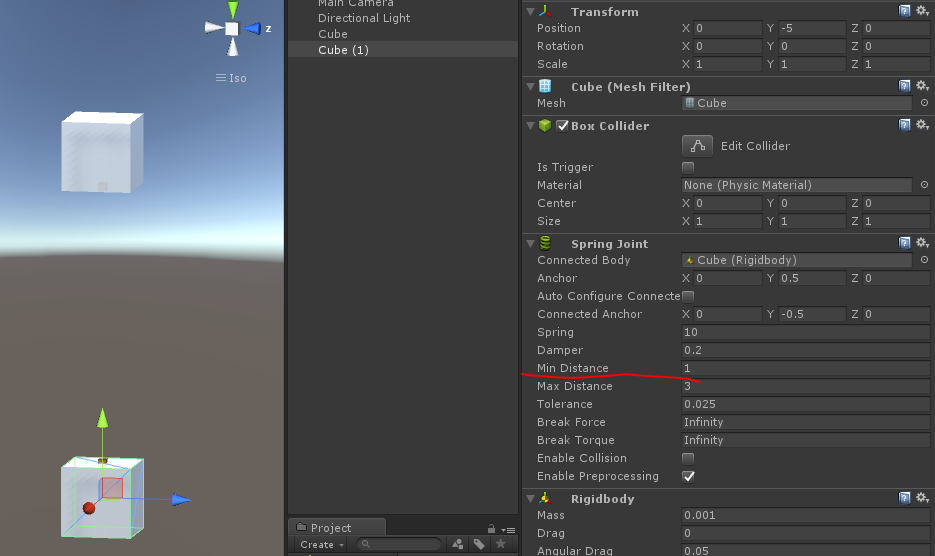 UnityのSpring Jointを使う #Physics - Qiita